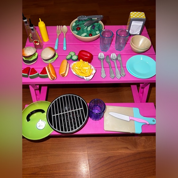 Our Generation | Toys | Our Generation Og 8 Dolls Picnic Table Play Set ...